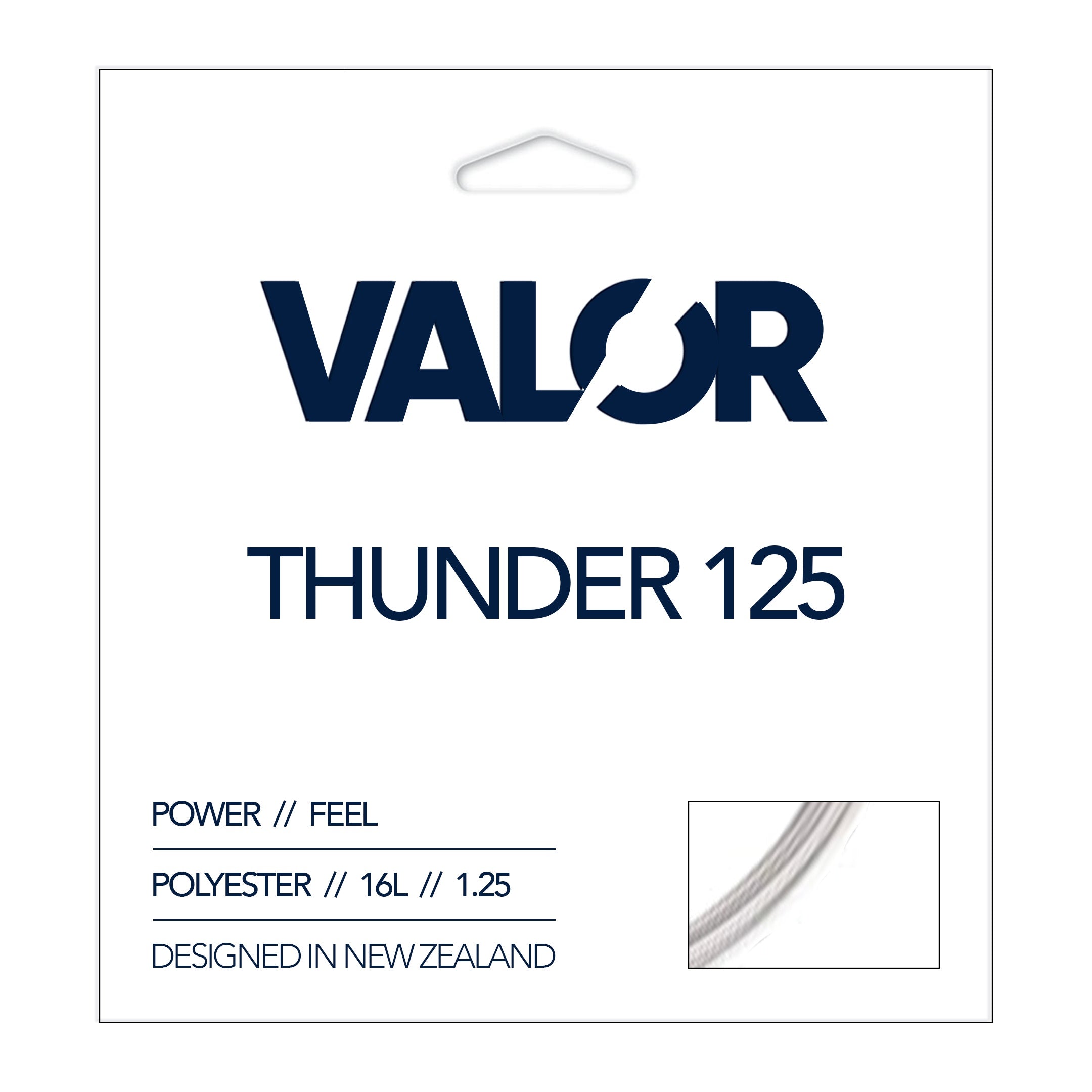 VALOR Thunder 125 Tennis String Set | VOLT Sports