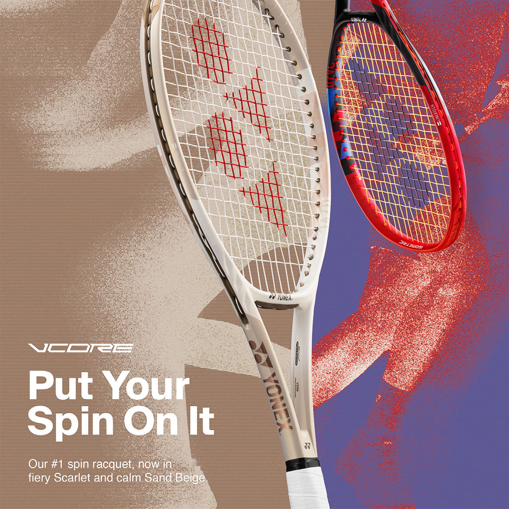 Yonex VCORE 98 v7 Sand Beige Tennis Racket | VOLT Sports